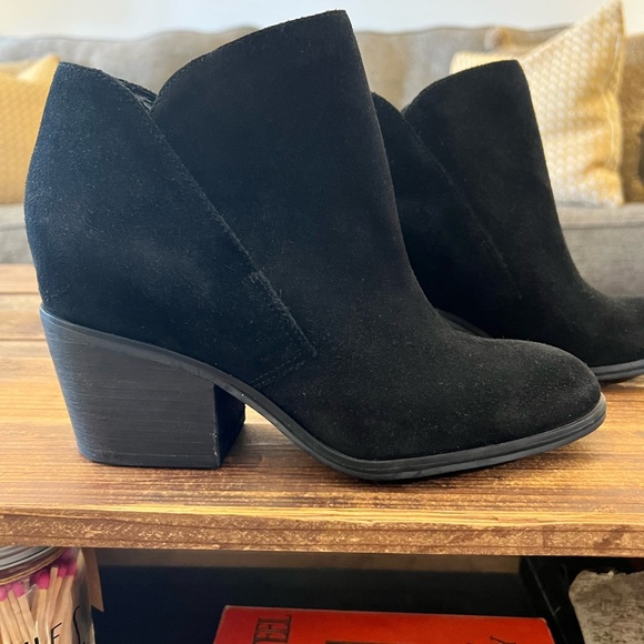 Jessica Simpson | Shoes | Jessica Simpson Black Suede Booties | Poshmark